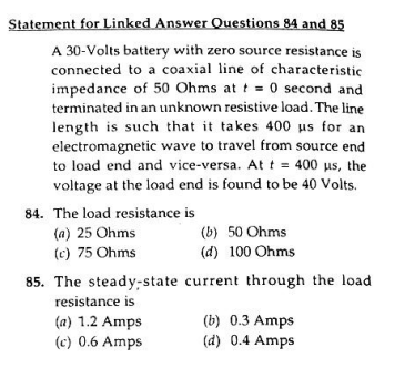 GATE ECE 2006 | Question: 85 - GO Electronics