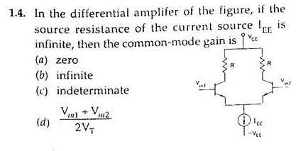 GATE ECE 2000 | Question 1.4 - GO Electronics