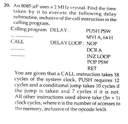 GATE ECE 1997 | Question 20 - GO Electronics